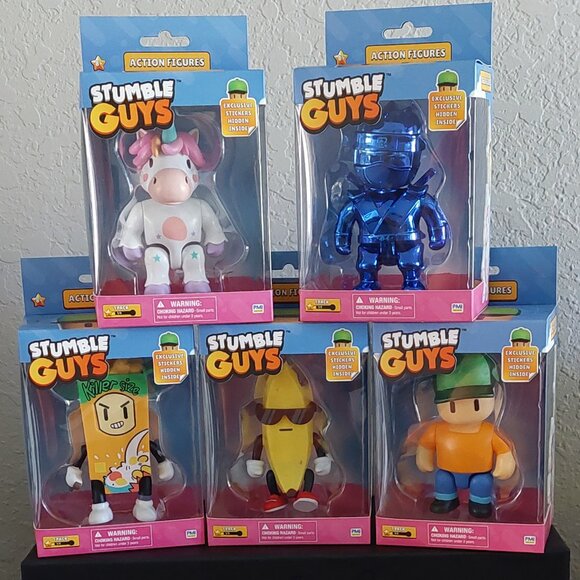 Stumble Guys | Toys | New Stumble Guys Complete Set Of 5 Action Figures ...